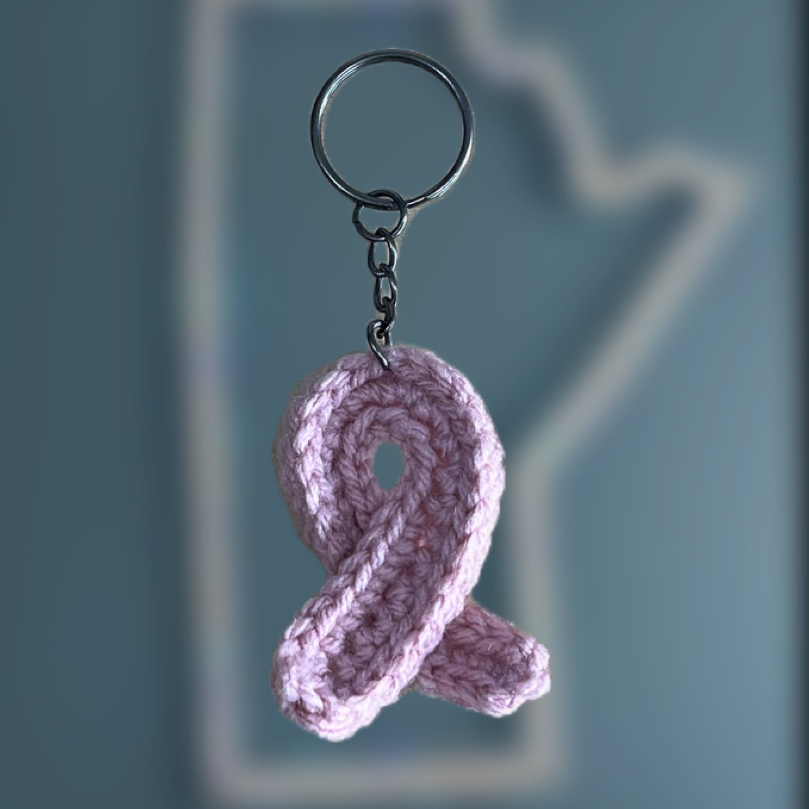 Breast Cancer Ribbon Keychain – Wittypeg